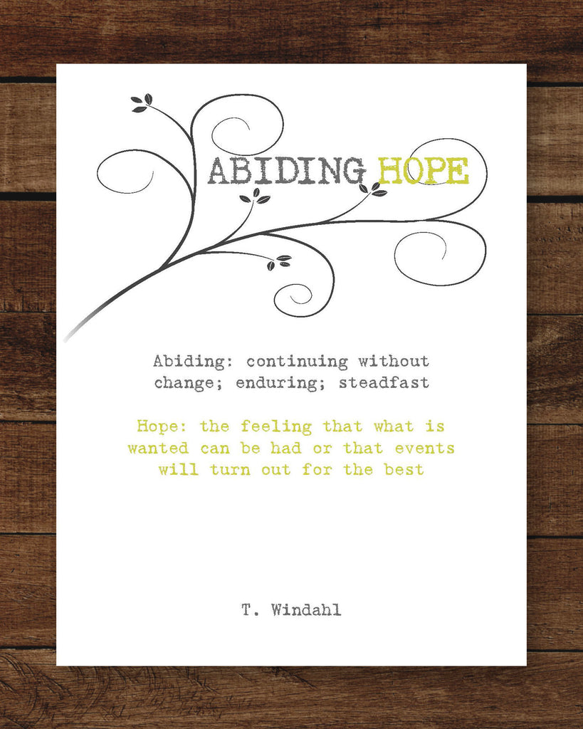 Abiding Hope – Tristan Publishing